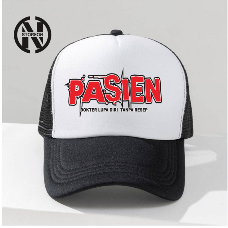 Jual TOPI TRUCKER CAPS LOGO DOKTER LUPA DIRI PASIEN//TOPI GAYA BISBOL ...