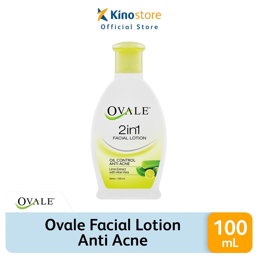 Jual OVALE Facial Lotion 2in1 60mL & 100mL | Treatment Wajah | Shopee ...