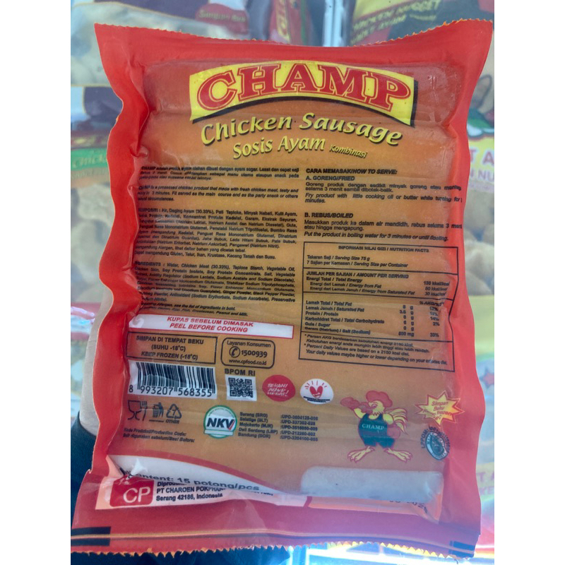 Jual champ chicken sausage | Shopee Indonesia