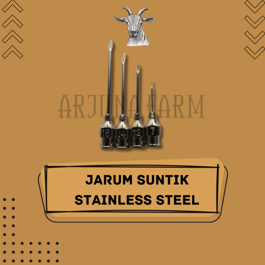 Jual Jarum Suntik Hewan Ternak Kambing Domba Sapi Kuda Ukuran 7g 9g 12g ...