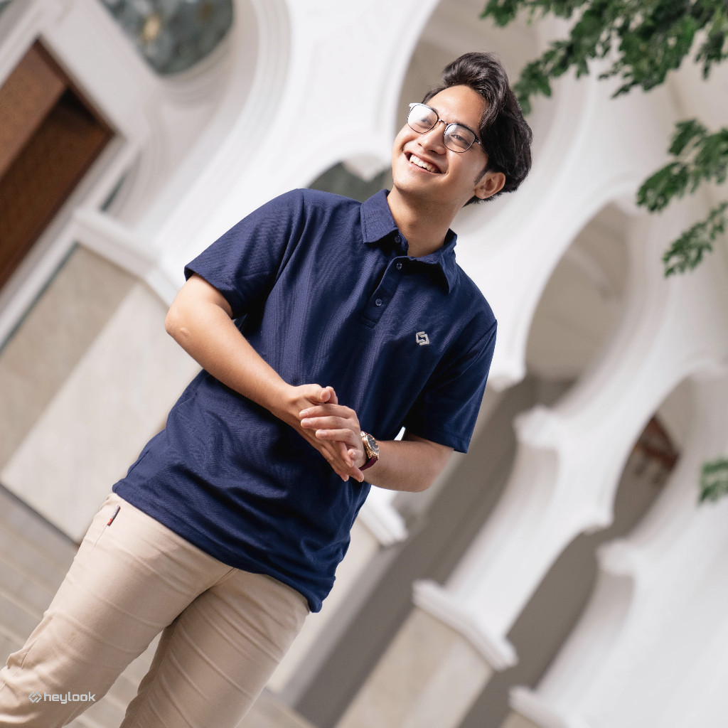 Jual HEYLOOK Official - Polo Shirt Pria Lengan Pendek Kaos Polo Pique ...