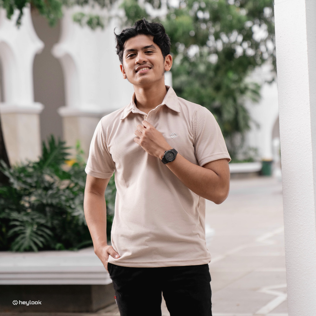 Jual HEYLOOK Official - Polo Shirt Pria Lengan Pendek Kaos Polo Pique ...