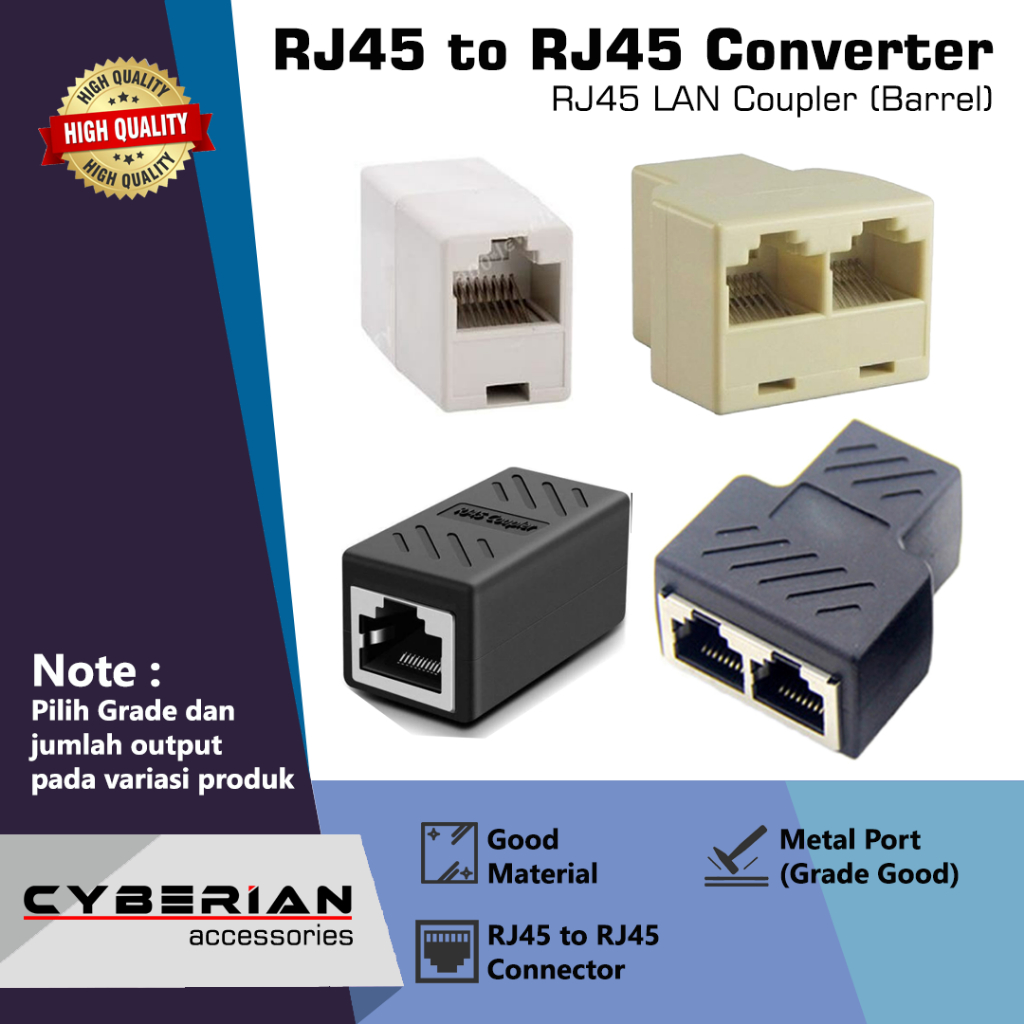 Jual RJ45 to RJ45 Female (Barel) | Shopee Indonesia