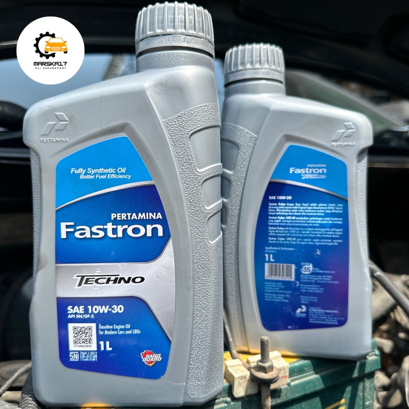 Jual Fastron Biru Techno 10W-30 API SN ILSAC GF5 Kemasan 1 Liter ...