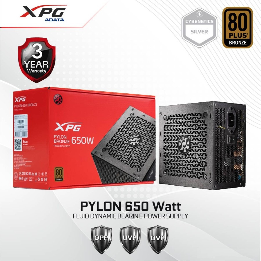 Jual ADATA XPG Pylon 650 Watt 80+ Bronze Power Supply 650W | Shopee ...