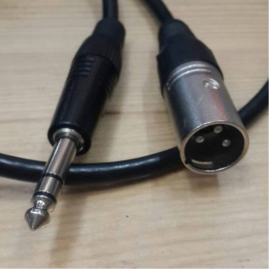 Jual Kabel Konektor Audio TRS Stereo to Canon Male 3 Meter | Shopee ...