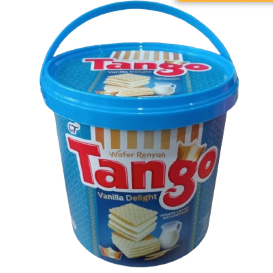 Jual Wafer Tango Jar 240gr Rasa Cokelat Vanila / Kaleng / Toples Kue ...