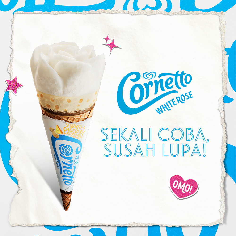 Jual 3 Pcs Cornetto White Rose - Es Krim / Ice Cream Wall's | Shopee ...