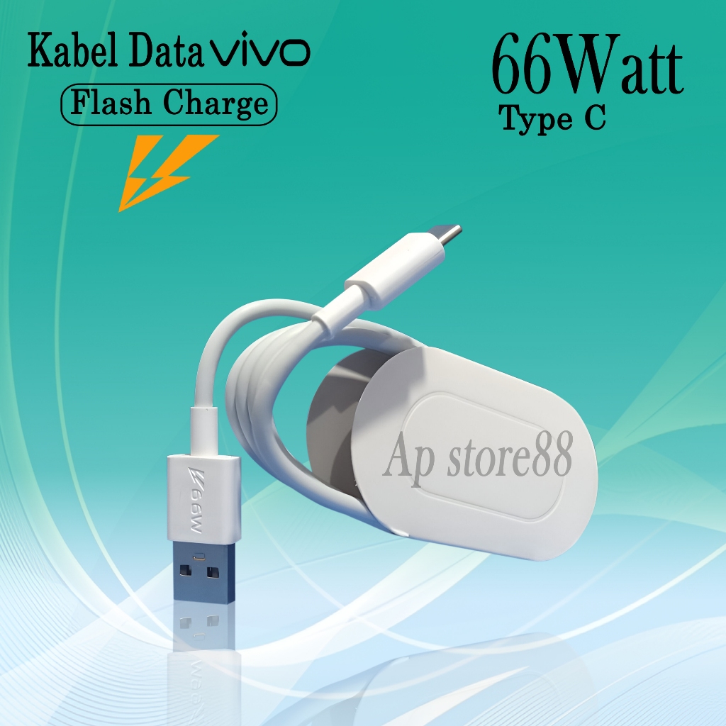 Jual Kabel Data Charger Vivo V25 Pro V27 V27e T1 Pro 66 Watt Flash ...