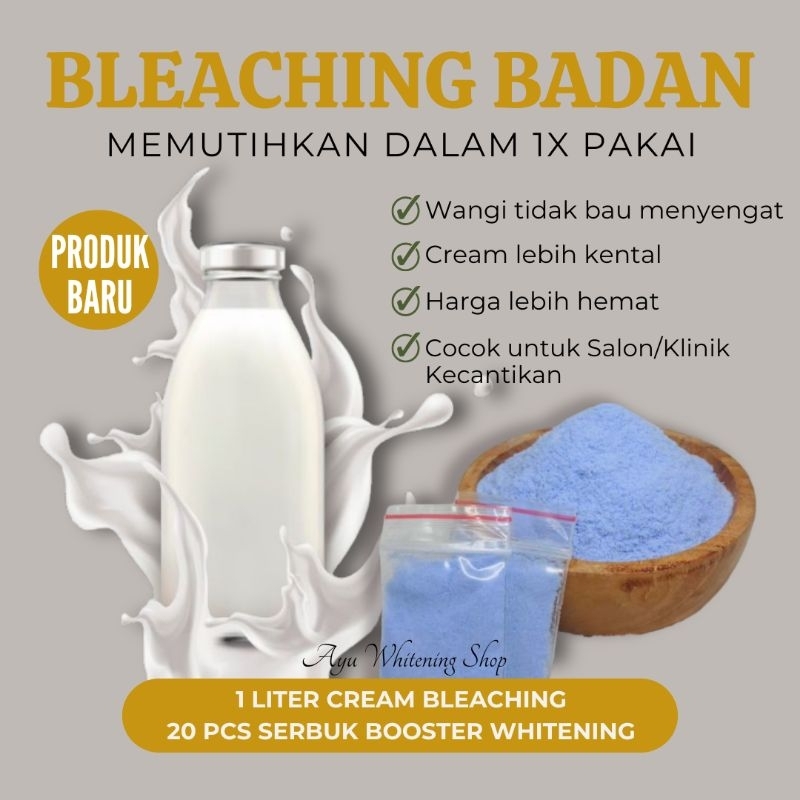 Jual BLEACHING BADAN PREMIUM 1 LITER | Shopee Indonesia