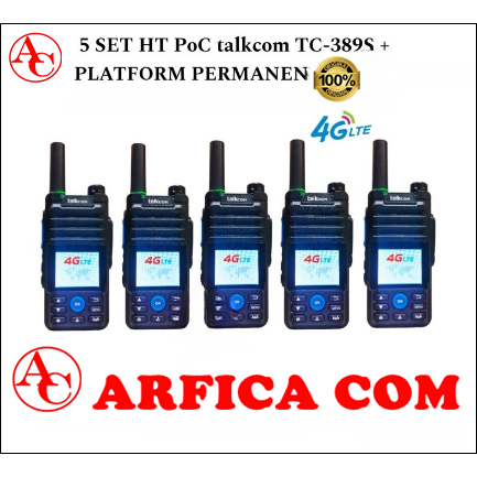 Jual JUAL HT PoC talkcom TC-389S TC 389S 4G WiFi Platform Permanen 5 ...