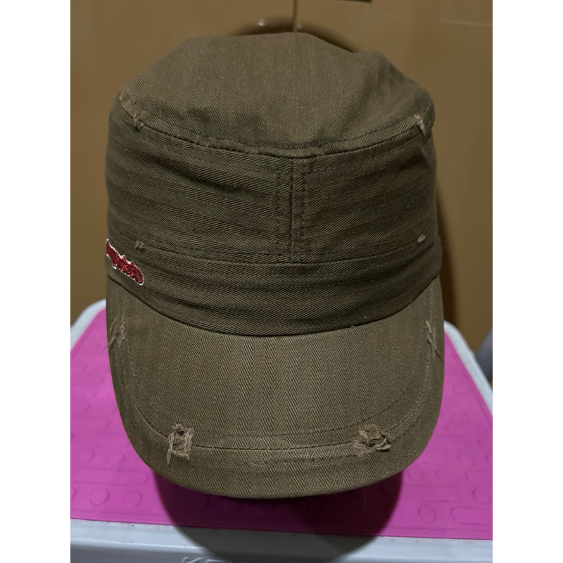Jual Topi sekon model komando Ripped Von Dutch warna ijo army ukuran S ...