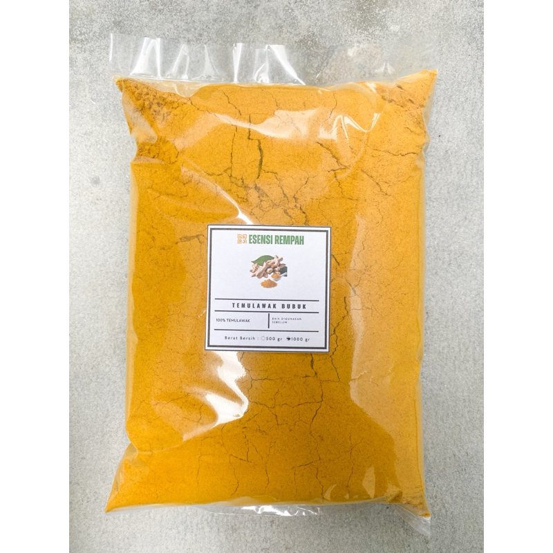 Jual TEMULAWAK BUBUK 1 kg / TEMULAWAK MURNI 100% | Shopee Indonesia