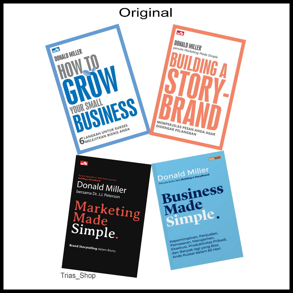 Jual Buku Business Marketing Made Simple Building Storybrand How to ...