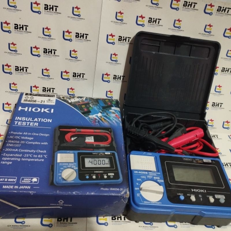 Jual hioki IR4056-21 digital insulation tester IR 4056-21 megger second ...