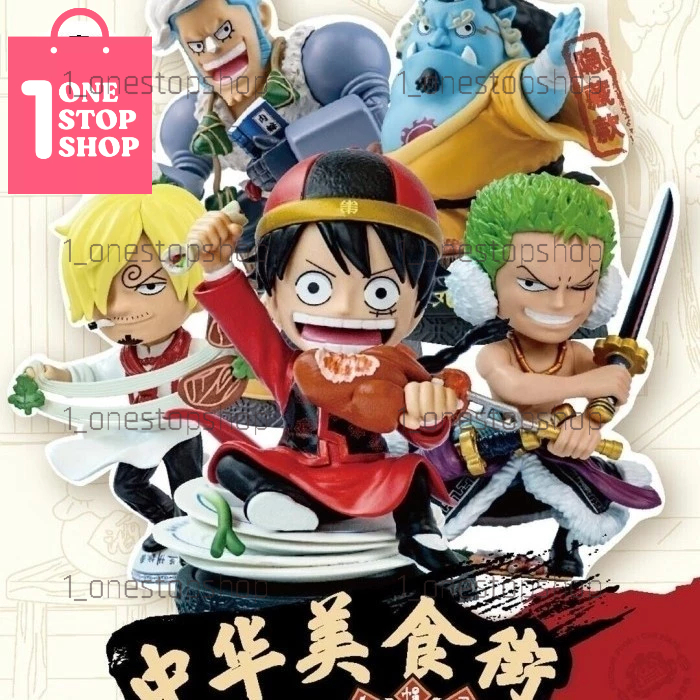 Jual Win Main Anime Jepang One Piece Chinese Food Street Series Figure ...