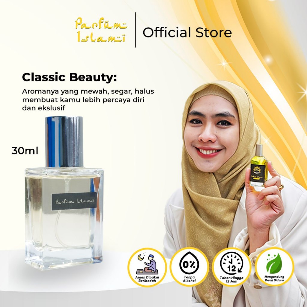 Jual PARFUM ISLAMI CLASSIC BEAUTY WANITA SPECIAL EDITION PAKET 30ML ...