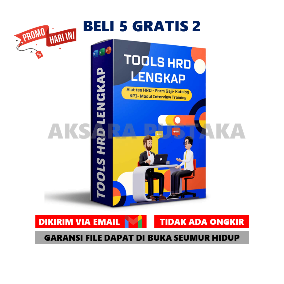Jual F - TOOLS HRD - KPI + SOP HRD + Form Tabel Gaji + Modul Interview ...