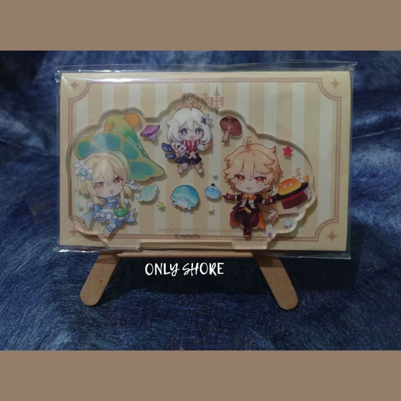 Jual HoyoFest Chibi Acrylic Stand Genshin Impact Traveler Aether Lumine ...