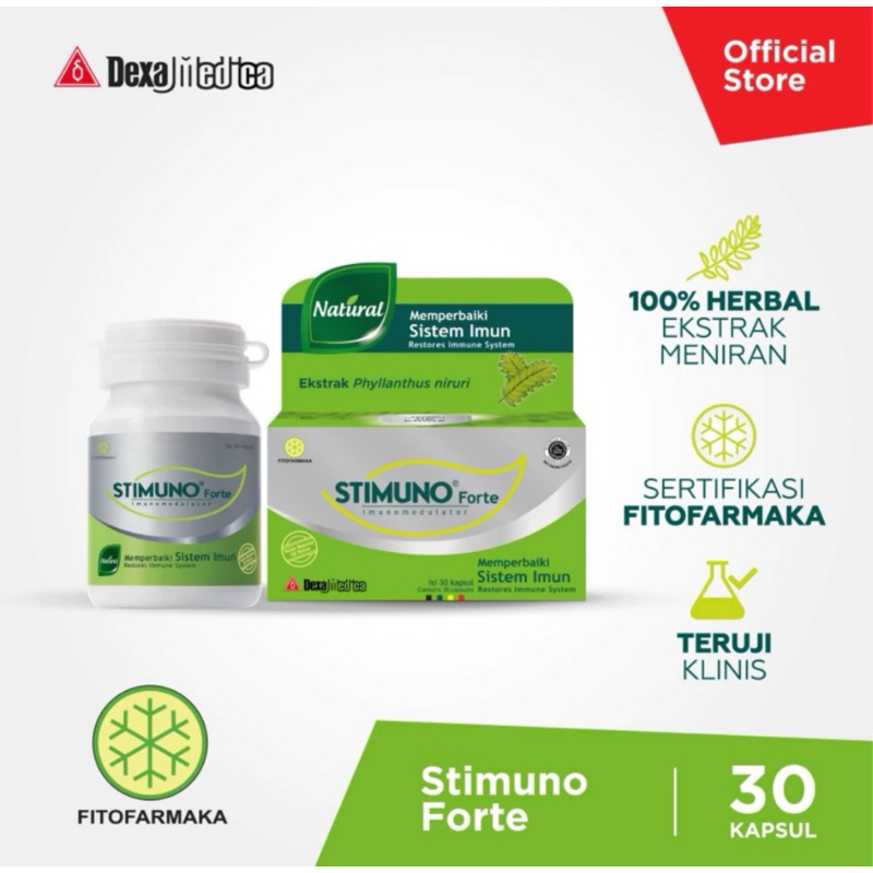 Jual Stimuno Kapsul Stimuno Forte isi 30 kapsul multivitamin buat imun ...