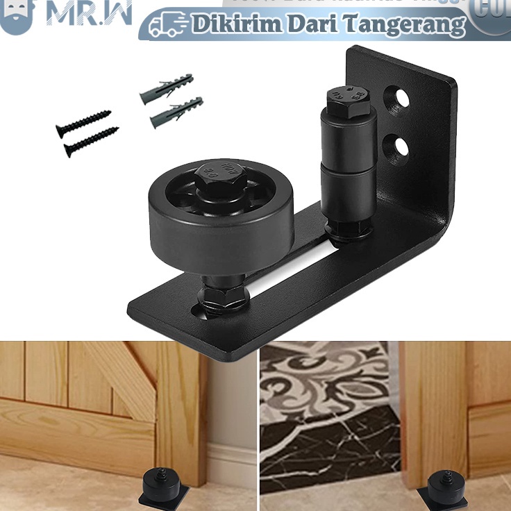 Jual Stock Baru Adjustable Sliding Floor Guide Support Roller Retainer ...