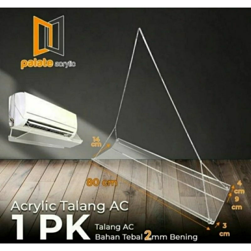 Jual TALANG AC 1PK / ACRYLIC/AKRILIK AC REFLECTOR ( 80 x 30 cm ) TEBAL ...