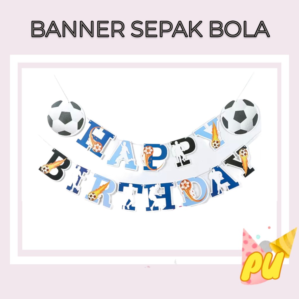 Jual Bunting Flag SEPAK BOLA / Banner Sepak Bola Soccer Ball | Shopee ...