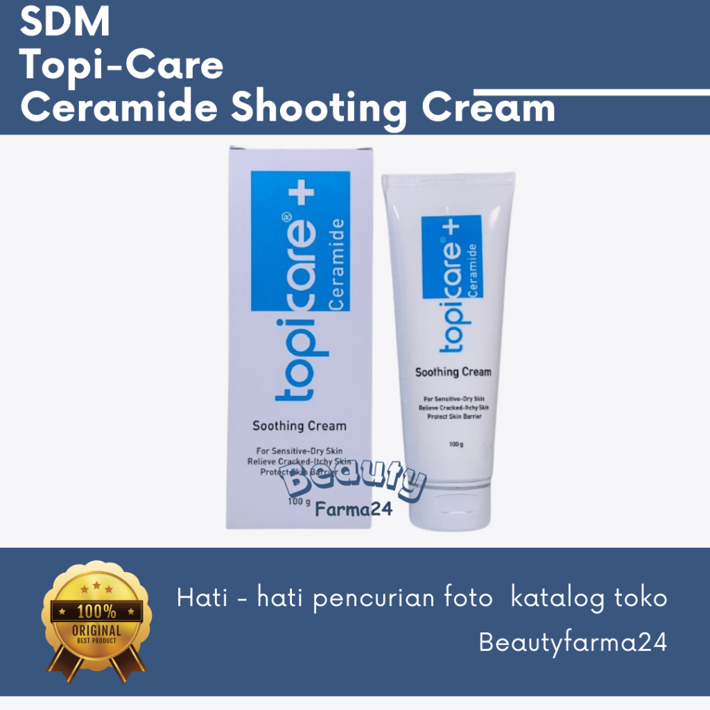 Jual SDM - TOPICARE CERAMIDE SOOTHING CREAM | Shopee Indonesia