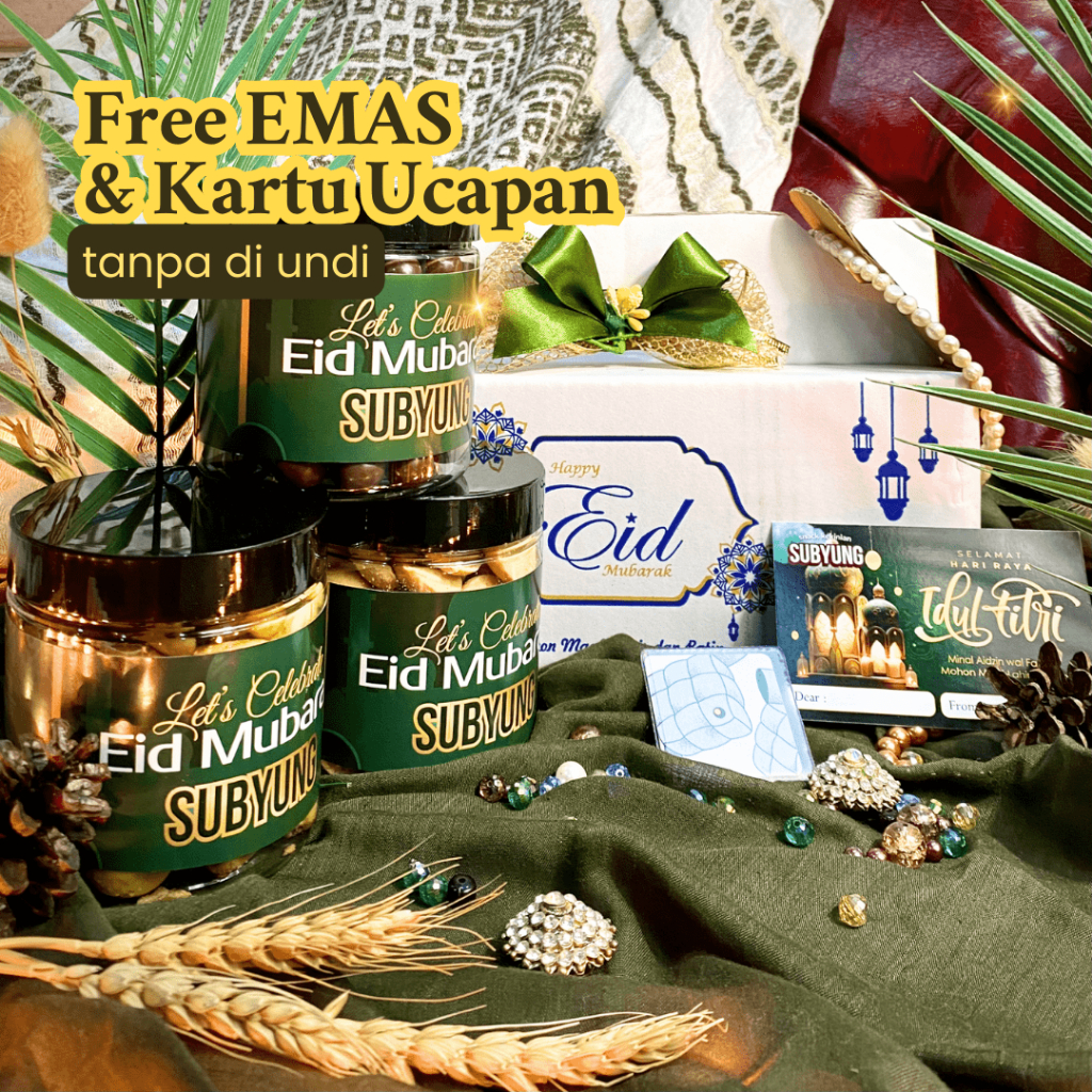 Jual Hampers Ramadhan isi 3 FREE EMAS & Kartu Ucapan Lebaran (Monde Egg ...