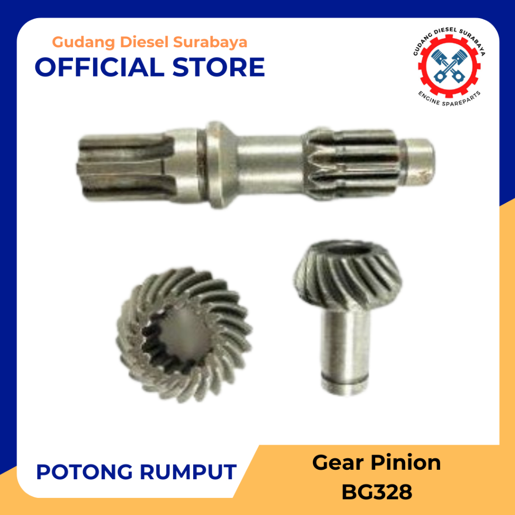 Jual Gear Pinion Shaft Segi 4 Mesin Potong Rumput 328 | Shopee Indonesia