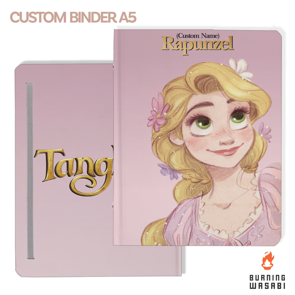 Jual Binder Princess Rapunzel Tangled Cartoon Aesthetic A5 20 ring 6 ...