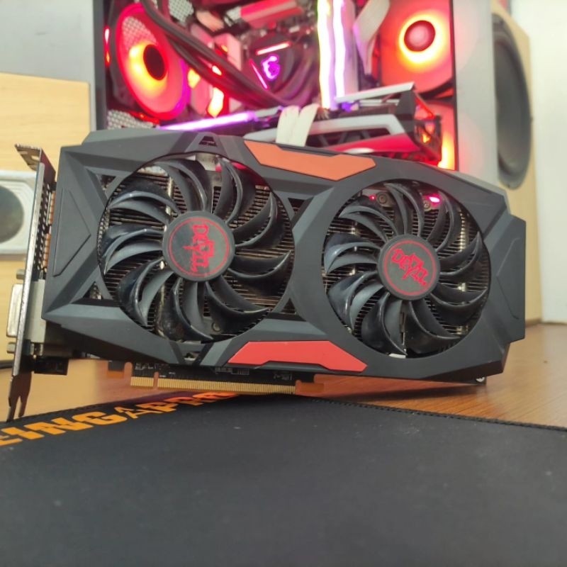 Jual VGA RX 570 4GB DDR5 FULL PORT BACKPLATE SIAP GAMING EDITING RENDER ...