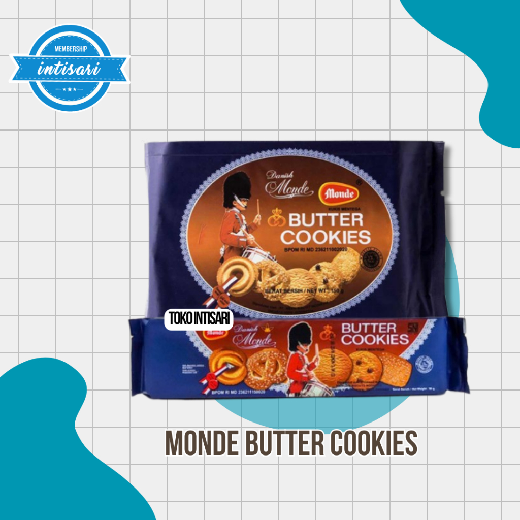 Jual Monde Butter Cookies 90gr & 150gr (PCS) | Shopee Indonesia