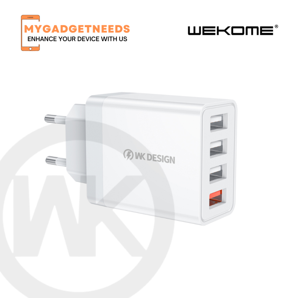 Jual WEKOME ORIGINAL WP-U125 UPINE SERIES QC 3.0 18W 4USB | Shopee ...
