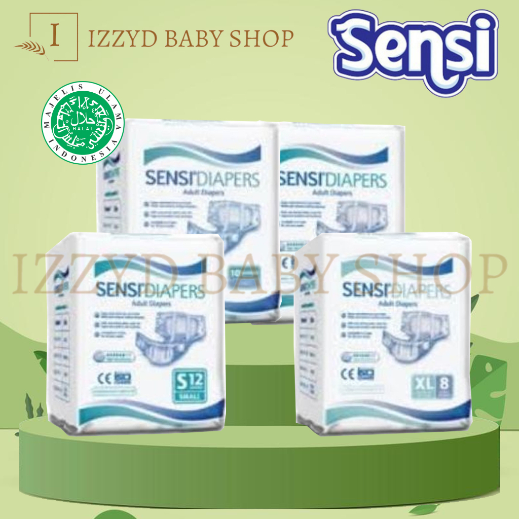 Jual Sensi Adult Diapers Popok Perekat Dewasa S12/M10/L10/XL8 | Shopee Indonesia