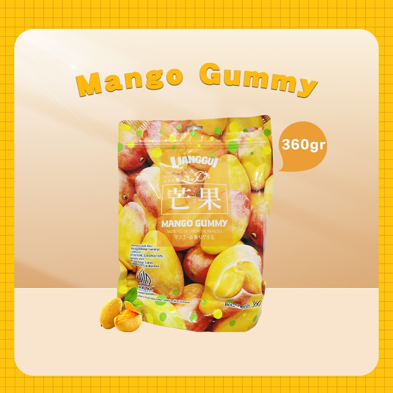 Jual Halal HAHAWA Mangga Permen Lunak 360gr Lunak Lianggui Rasa Jeruk ...