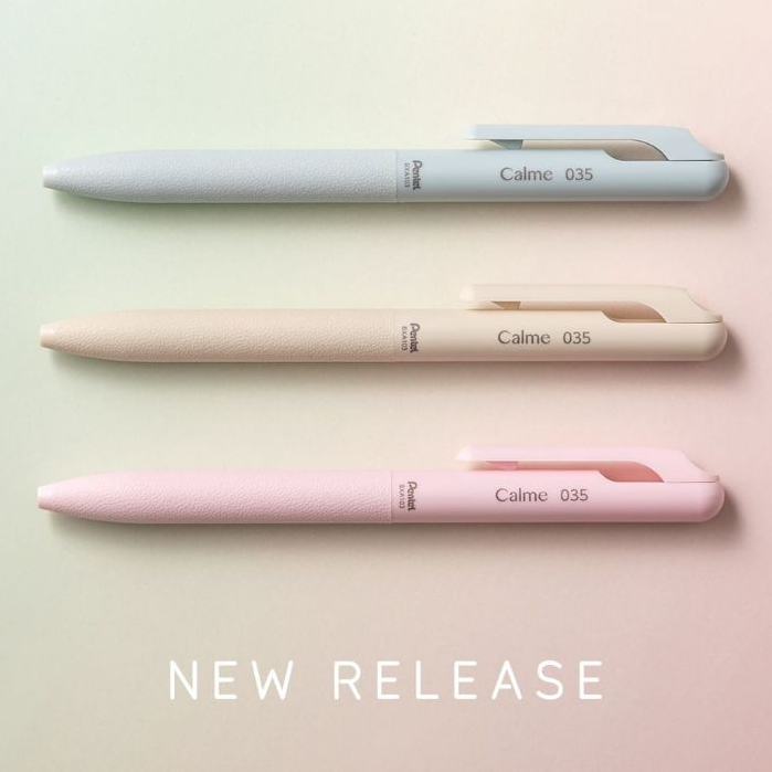 Jual Pentel Calme Monochromatic Silent Ballpoint Ink Pen 0.35mm by ...