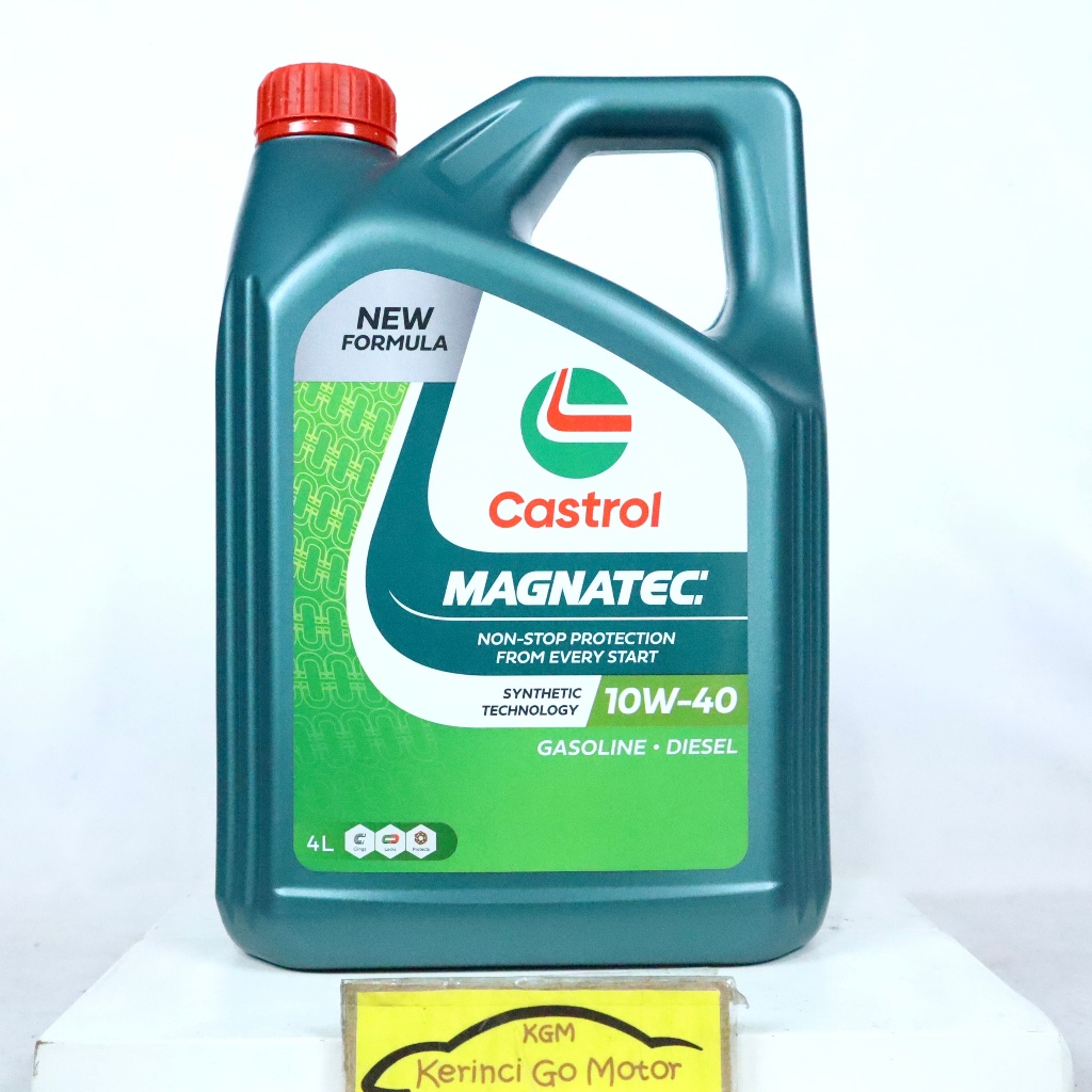 Jual Castrol Magnatec SAE 10W-40 4 Liter API SN Oli Mobil Mesin Bensin ...