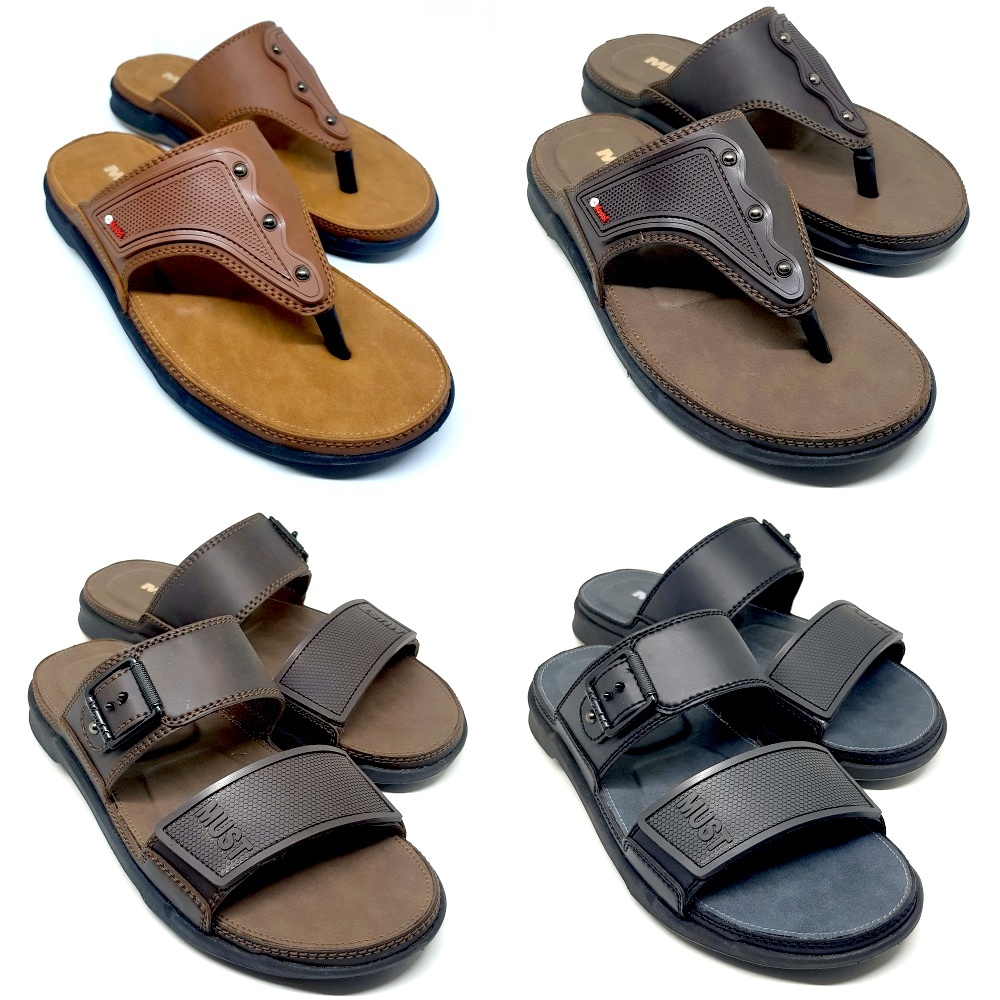 Jual [TERBARU] Rullief - MASBI Sandal Pria VASCO - Sendal Casual Formal ...