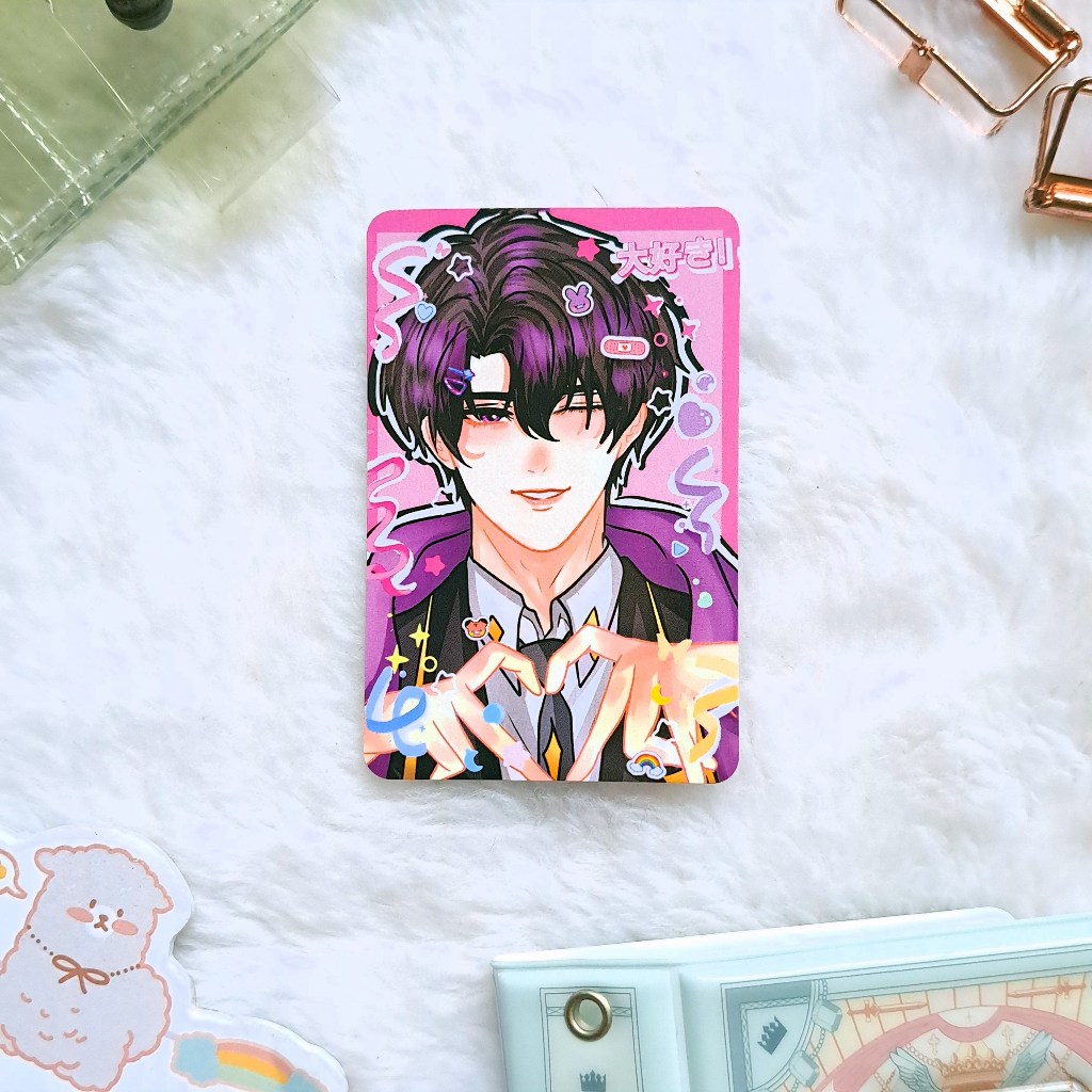 Jual VTUBER INDONESIA photocard by onintwin / Harris Caine / Mikazuki ...