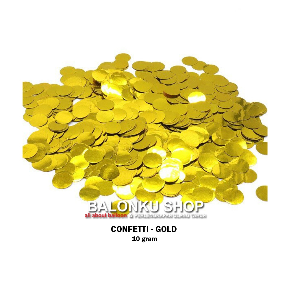 Jual Confetti Gold / Confetti Isi Balon / Isi Confetti | Shopee Indonesia