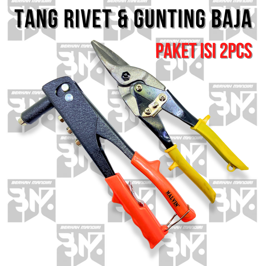 Jual Paket !! Set 2 Pcs Tang Rivet Gunting Holo Gunting Baja Ringan ...