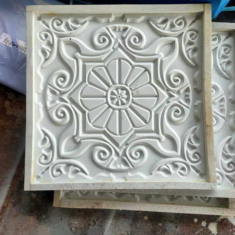 Jual cetakan ornamen dinding masif 50x50 cm | Shopee Indonesia