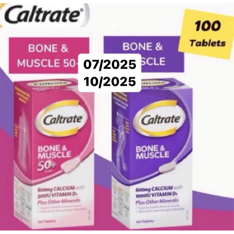 Jual Caltrate Bone & Muscle Health Calcium Vitamin D3 / Bone Muscle 50 ...
