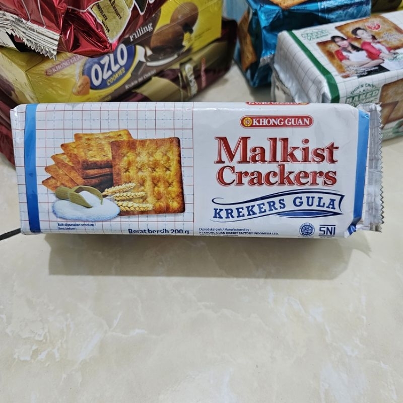 Jual KHONG GUAN Malkist Crackers 200GR | Shopee Indonesia