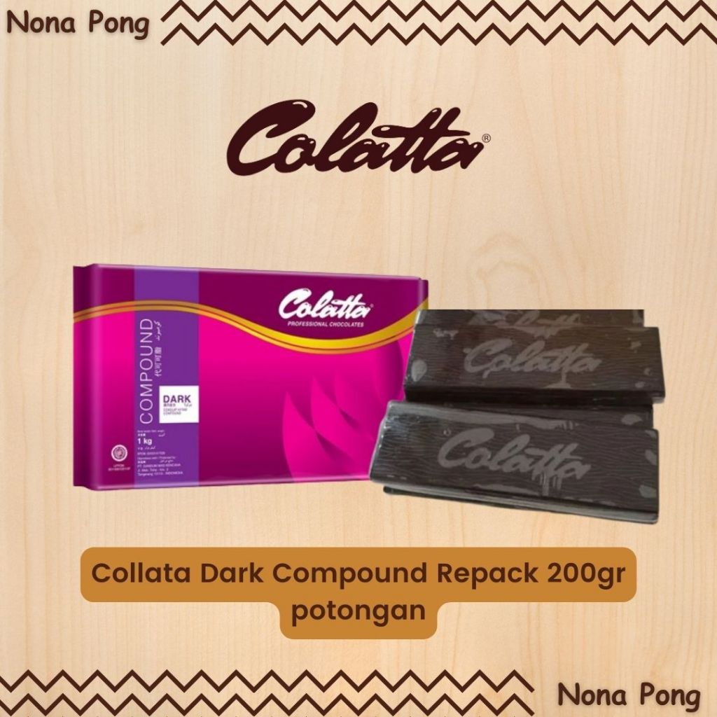 Jual Dark Compound Colatta | Coklat batang | dark coklat | 200gr ...