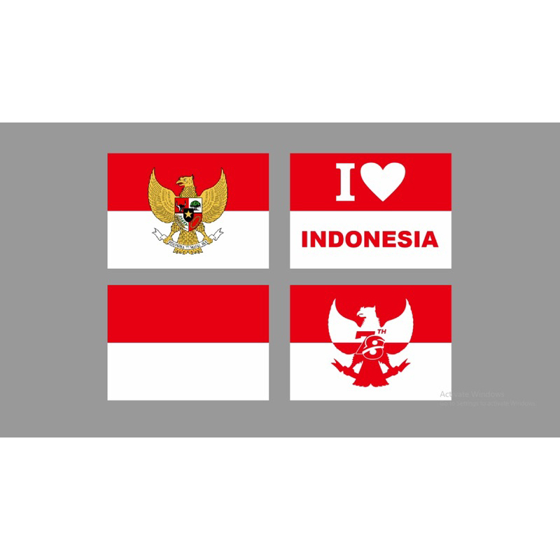 Jual Sticker stiker pipi hut RI dirgahayu indonesia | Shopee Indonesia