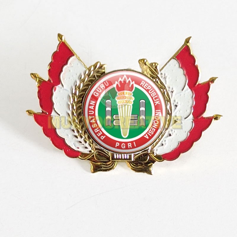 Jual Lencana Pin PGRI - Wing PGRI Model Model Brevet Bendera Merah ...