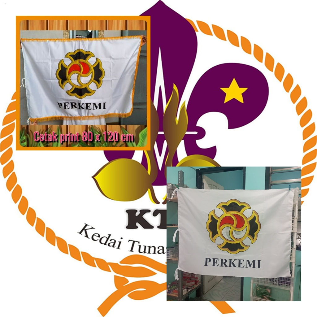 Jual Bendera PERKEMI Persaudaraan Shorinji Kempo Indonesia Rumbai ...
