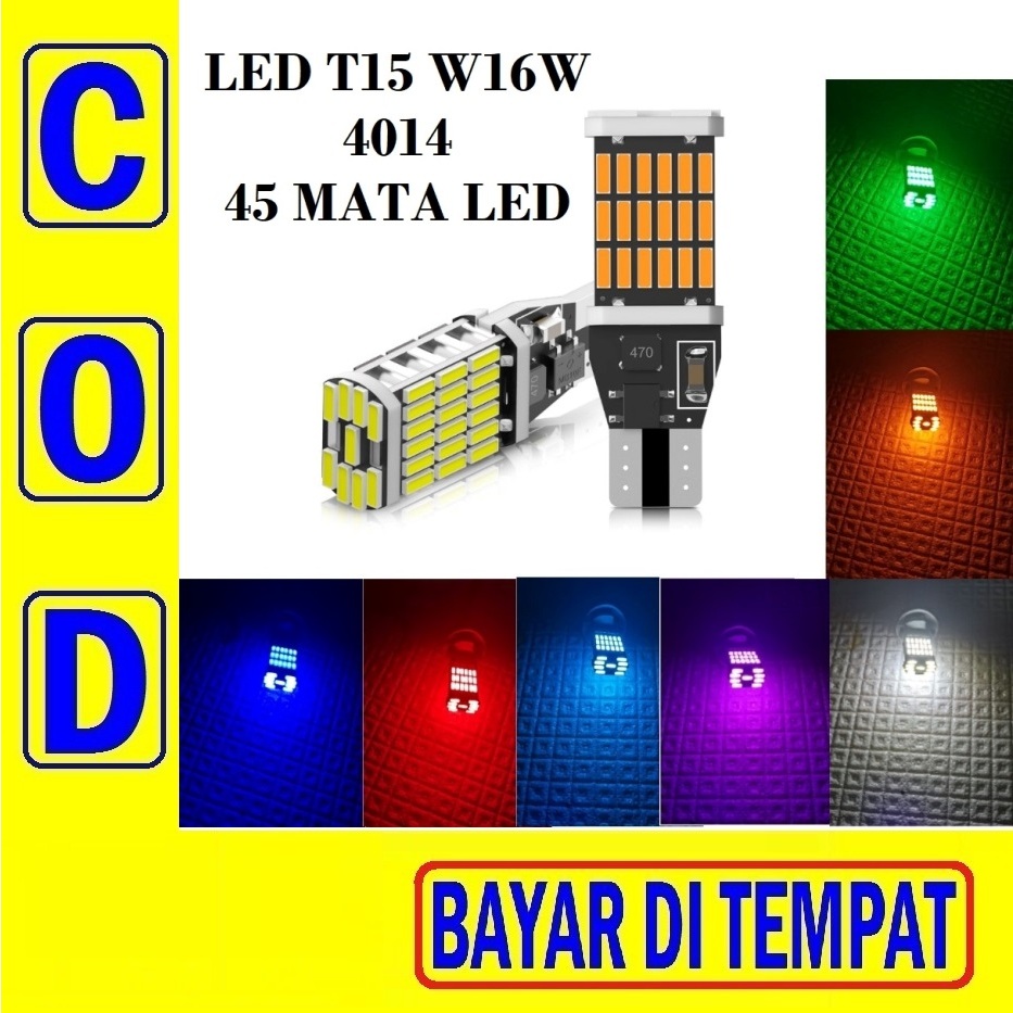 Jual PAC 27M LED T10 DAJJAL 45 MATA Lampu Sen Dajal Dajjal Motor T10 T15 Led Super Bright 45 ...